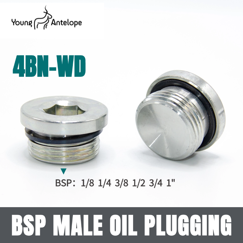 3/8"1/2"3/4"BSP Male Captlve Seal Hollow Hex Plug Lnner Hexagonal ...