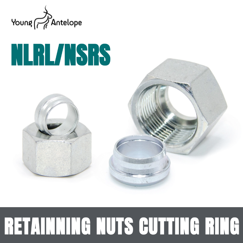 Hydraulic High Pressure NLRL Tube Cap Core NSRS Clamp 24 Degree Cone ...